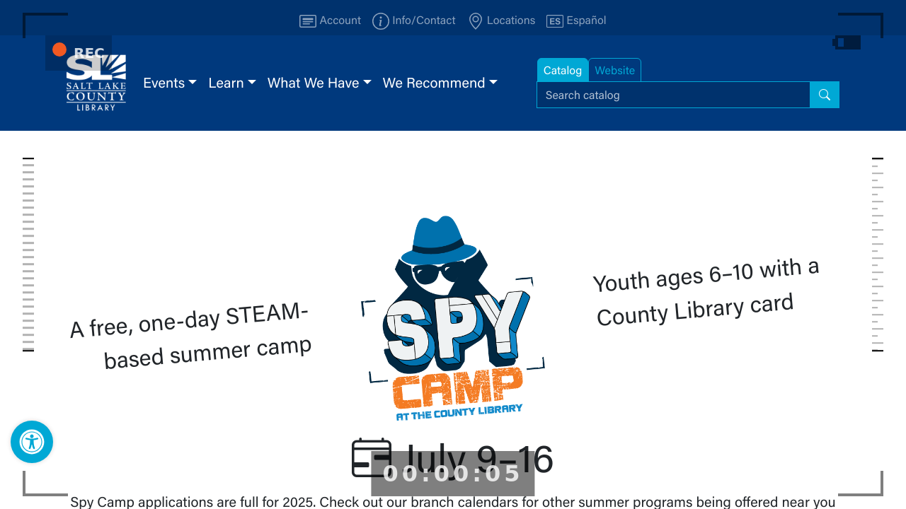 Spy Camp | The County Library