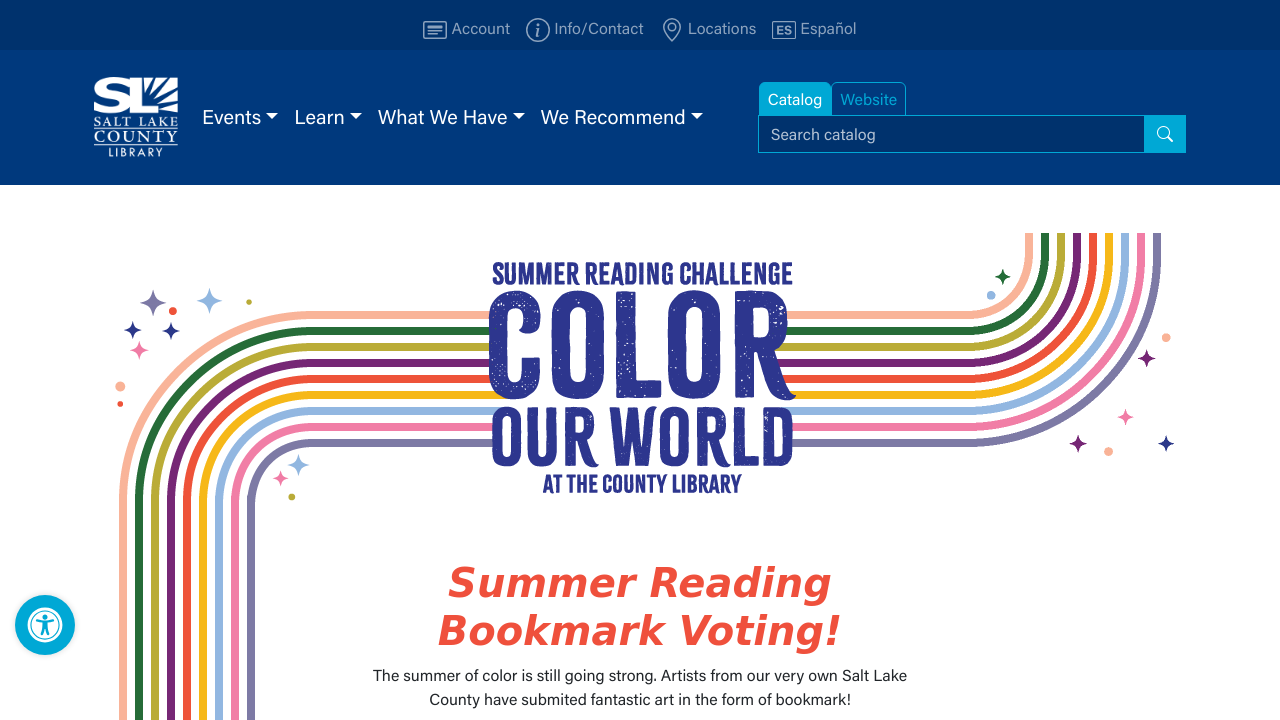 Bookmark Voting | The County Library